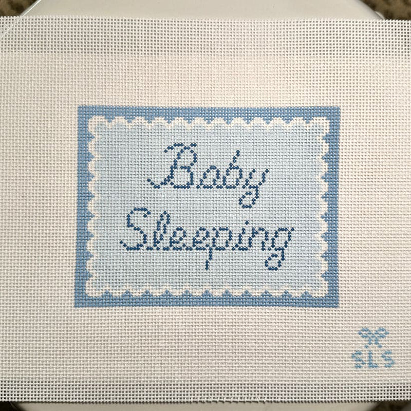 SLS Needlepoint Baby Sleeping – Erica Wilson