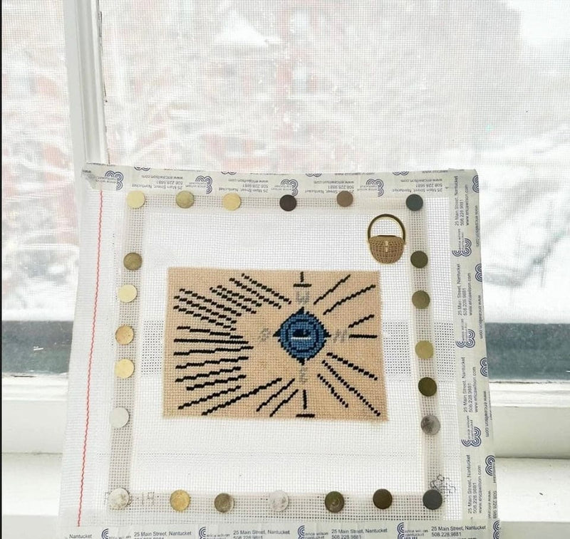 Compass Rose At Gardiner's Corner Canvas – Erica Wilson