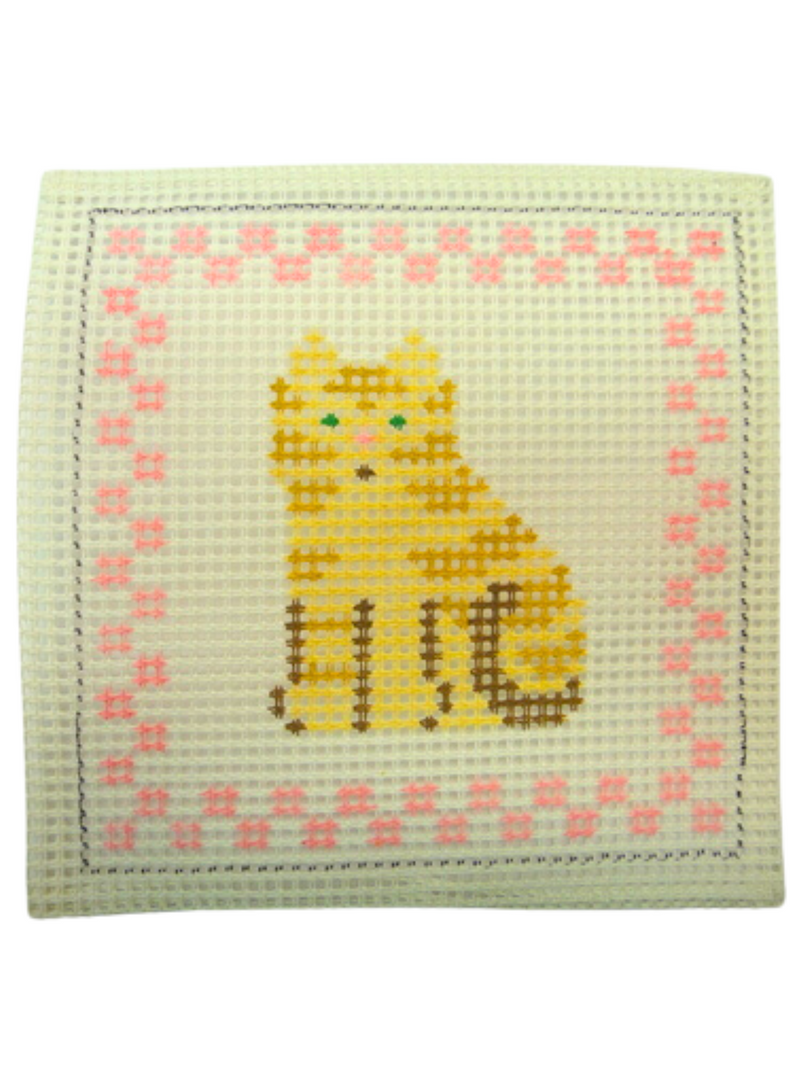 Beginner Needlepoint Cat Quick Kit – Erica Wilson